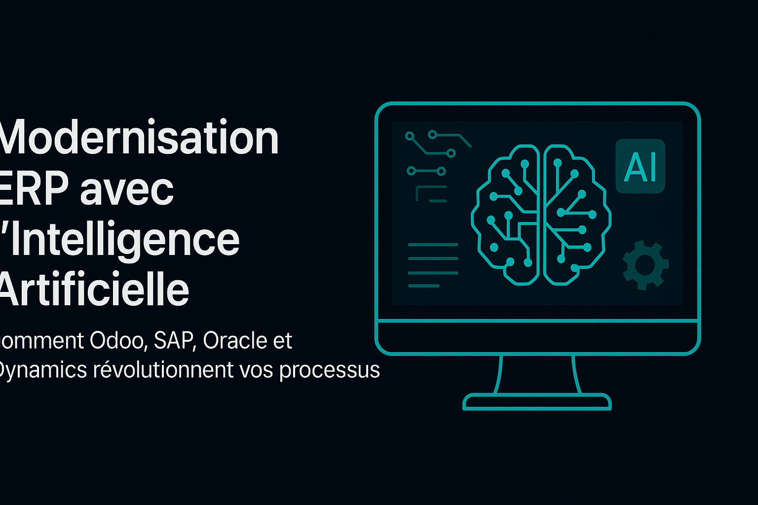Modernisation ERP avec l’Intelligence Artificielle : comment Odoo, SAP ...